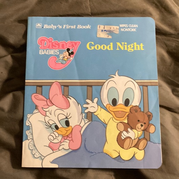 Disney | Other | Vintage Disney Babies Good Night Babys First Book ...